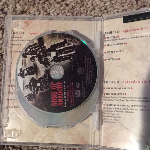 Other | Sons Of Anarchy Season One Dvd | Poshmark